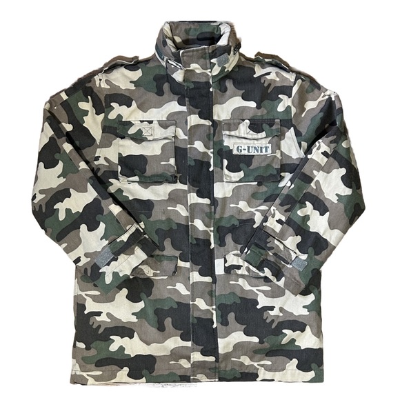 G-Unit | Jackets & Coats | Gunit Boys Brown Camouflage Lined Army ...